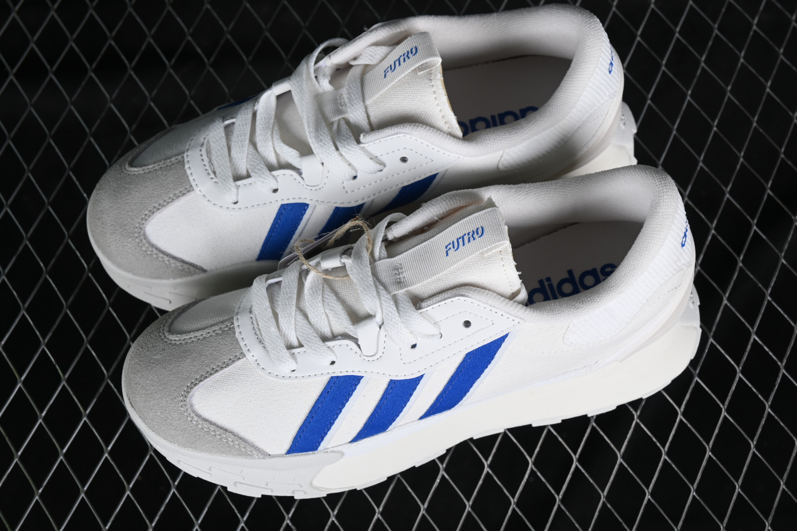 Grey And Blue Adidas Neo