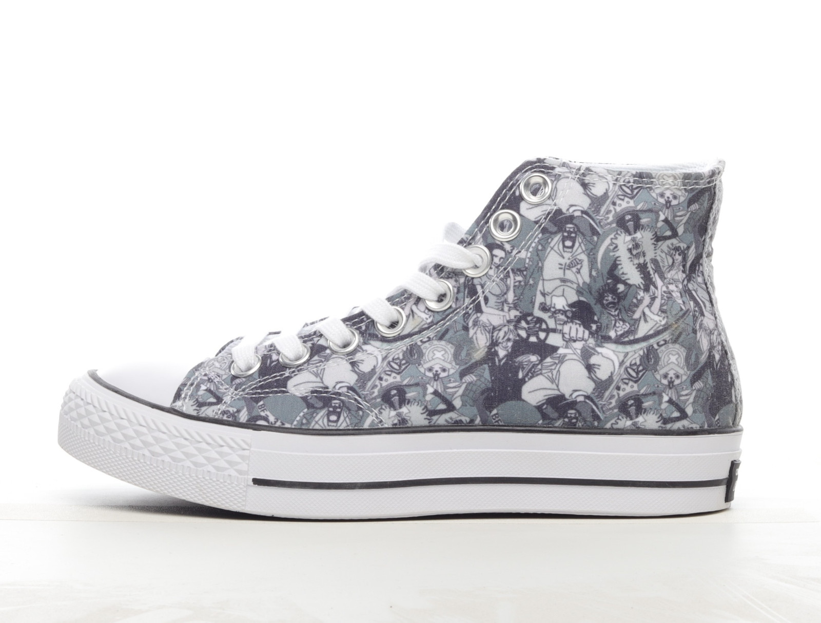 One Piece x Converse All Star 100 PT HI White Black 1CK828 - Sepkicks
