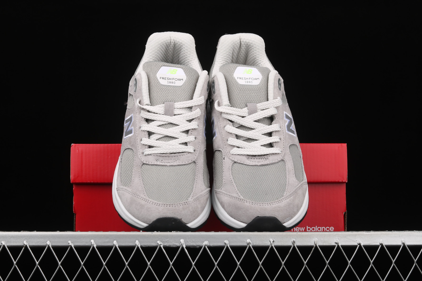 New Balance Fresh Foam 1880 Grey White Black MW1880C1 - Sepkicks