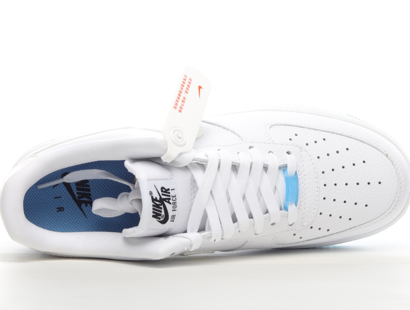 Nike Air Force 1 Low UV Reactive Swoosh White University Blue DA8301 ...