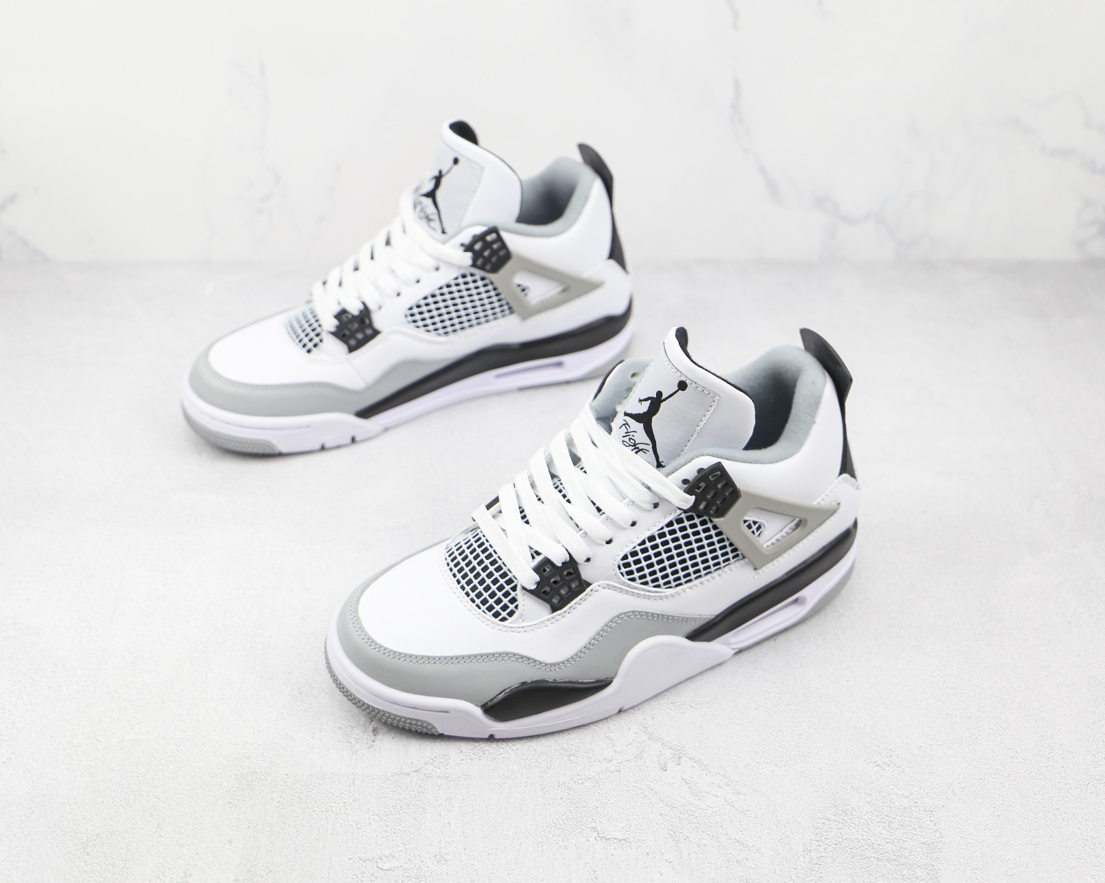 Air Jordan 4 Retro Lightning 2021 White Black Dark Grey CT8527-021 ...